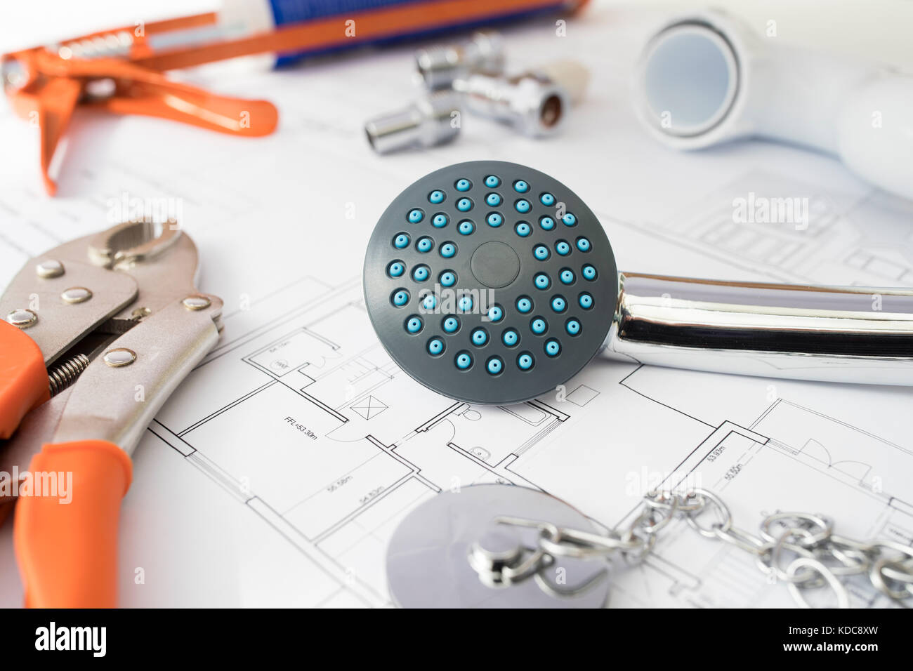 Plumbing tools hi-res stock photography and images - Alamy