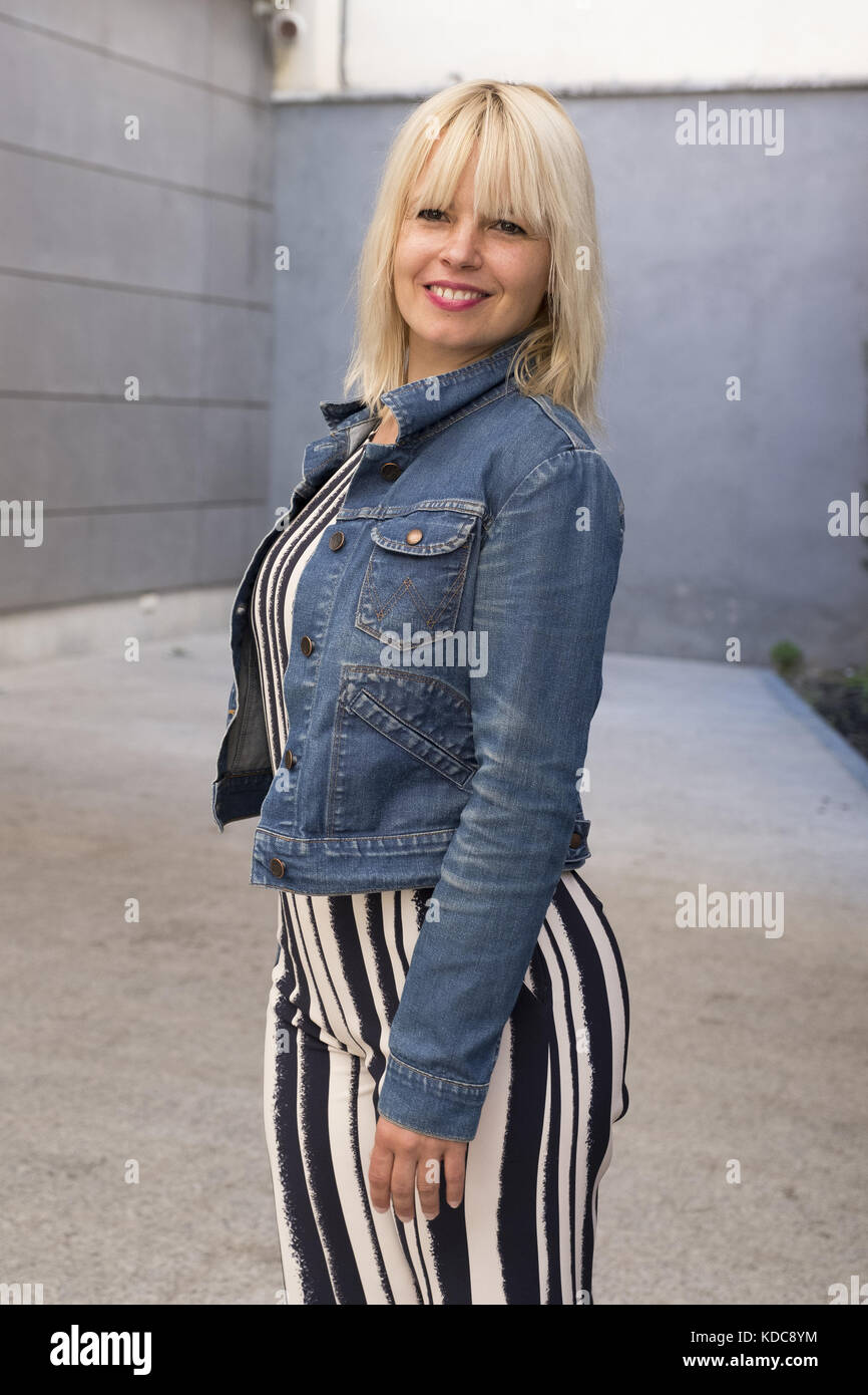 Actress Lluvia Rojo attends the '16 kilometros' cinema festival press ...