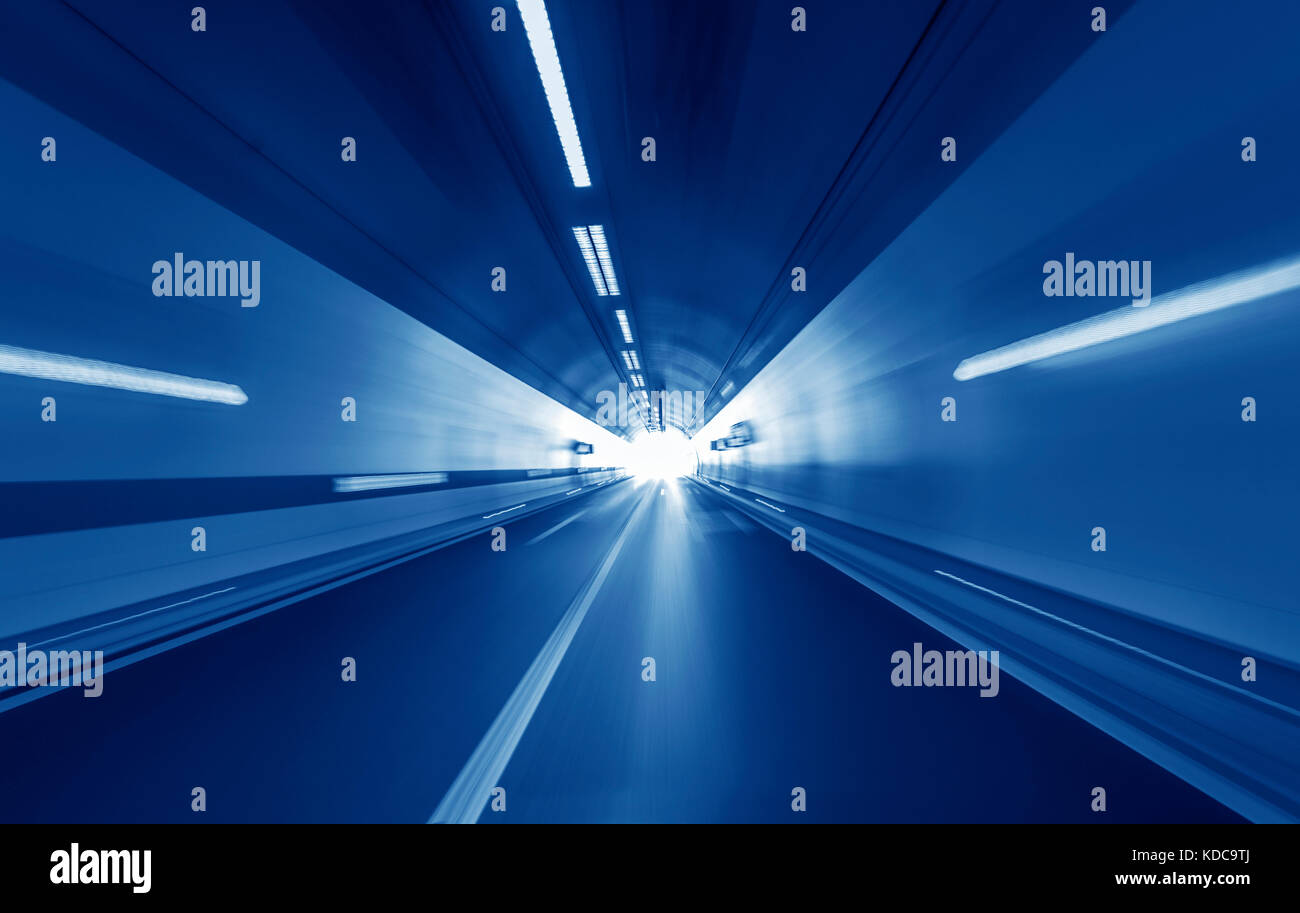 Road in an underground tunnel Stock Photo - Alamy