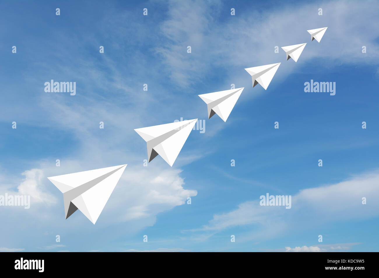 Paper airplane vector hi-res stock photography and images - Alamy