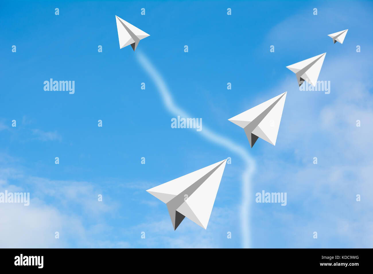 Paper airplane vector hi-res stock photography and images - Alamy