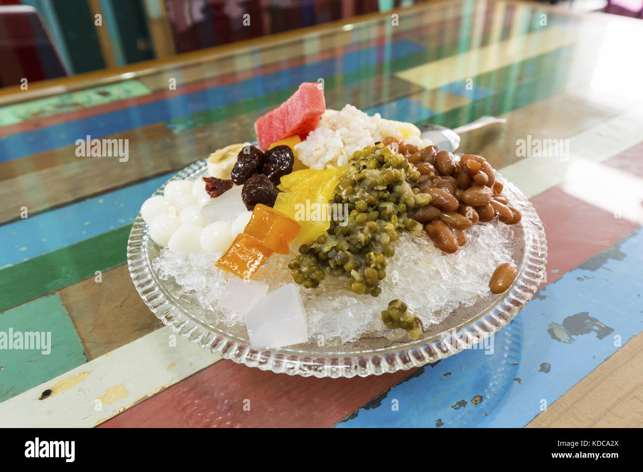 Honey bean ice Stock Photo - Alamy