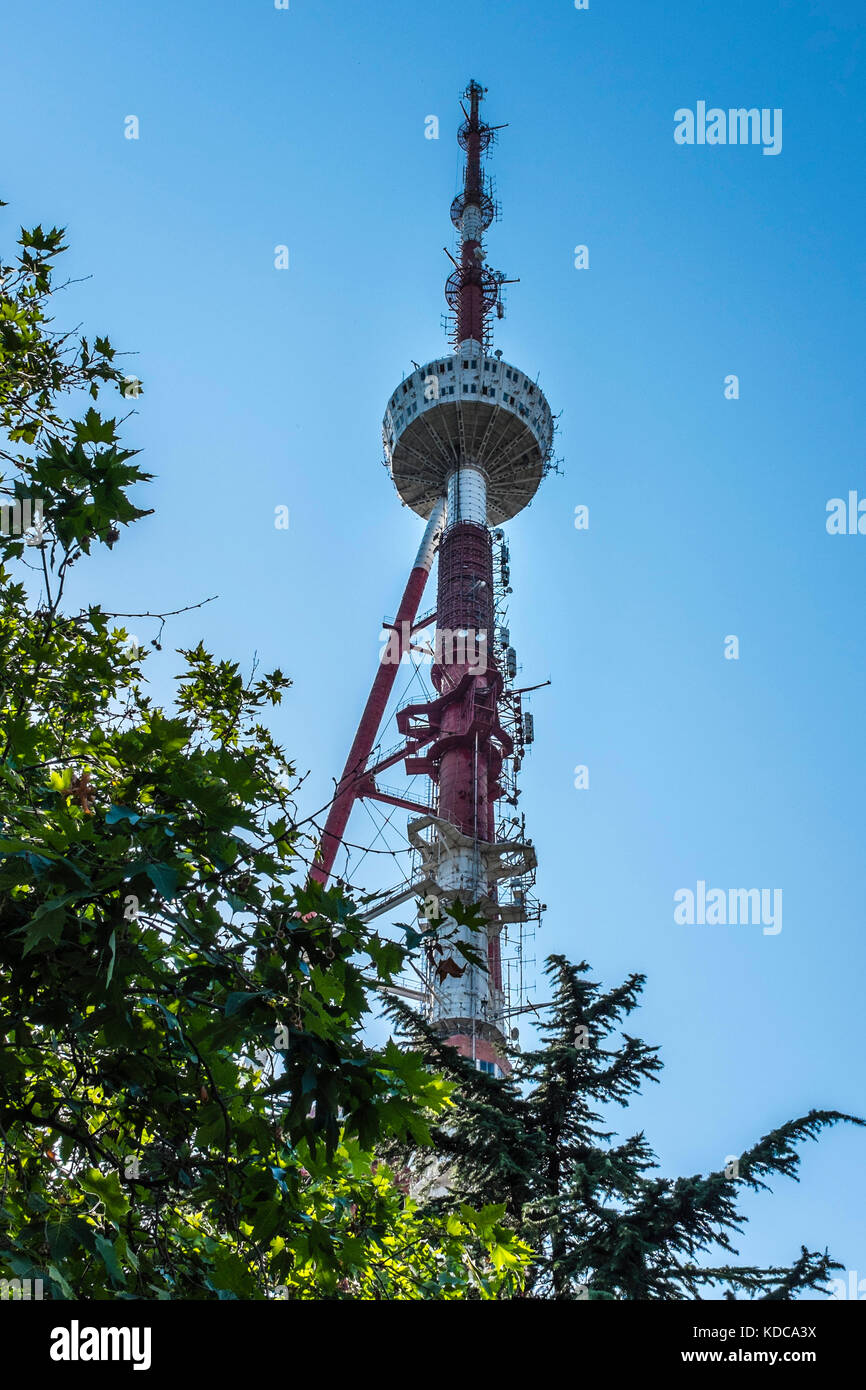 Georgia tbilisi tv broadcasting tower hi-res stock photography and ...
