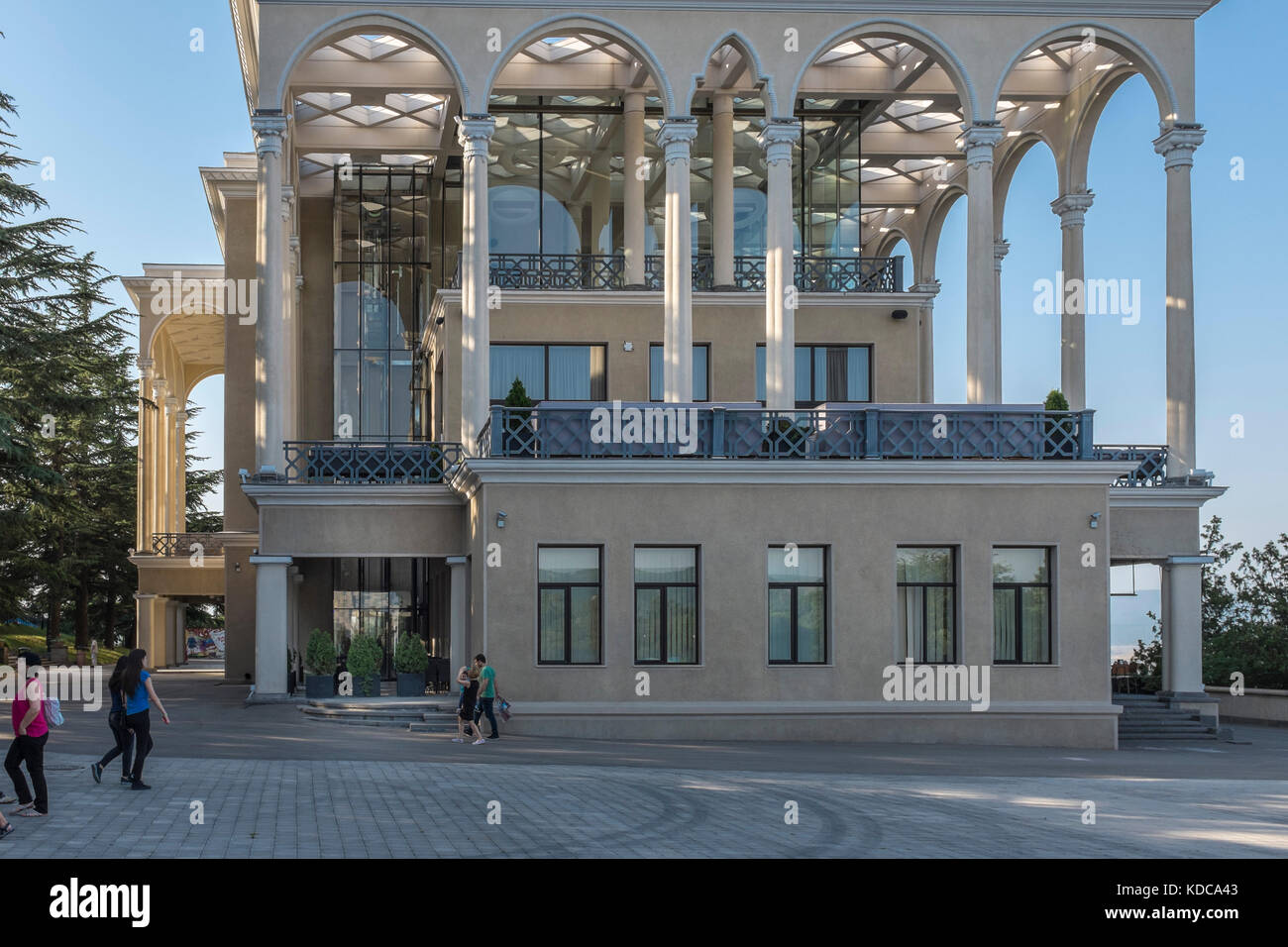 Funicular Complex at Mtatsminda Park, Tbilisi, Georgia, Eastern Europe ...