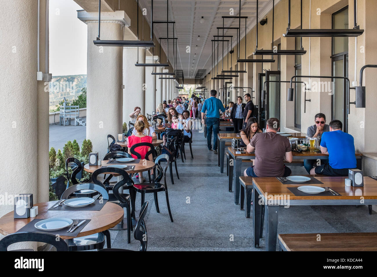 Funicular Complex at Mtatsminda Park, Tbilisi, Georgia, Eastern Europe ...