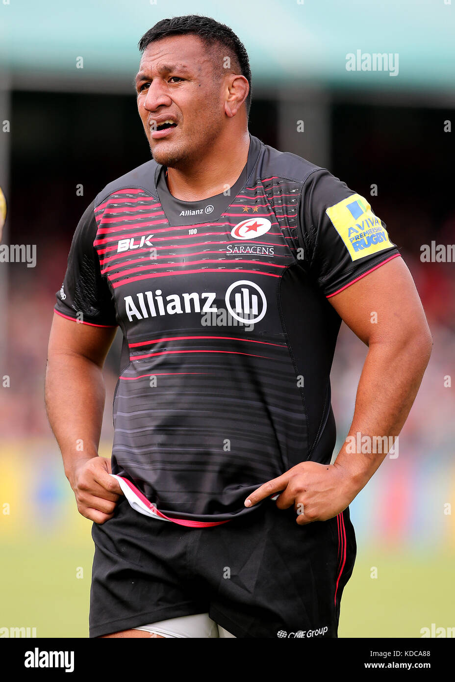 Mako Vunipola, Saracens Stock Photo - Alamy