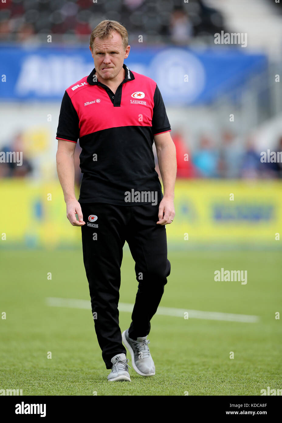 Mark McCall, Saracens coach Stock Photo - Alamy