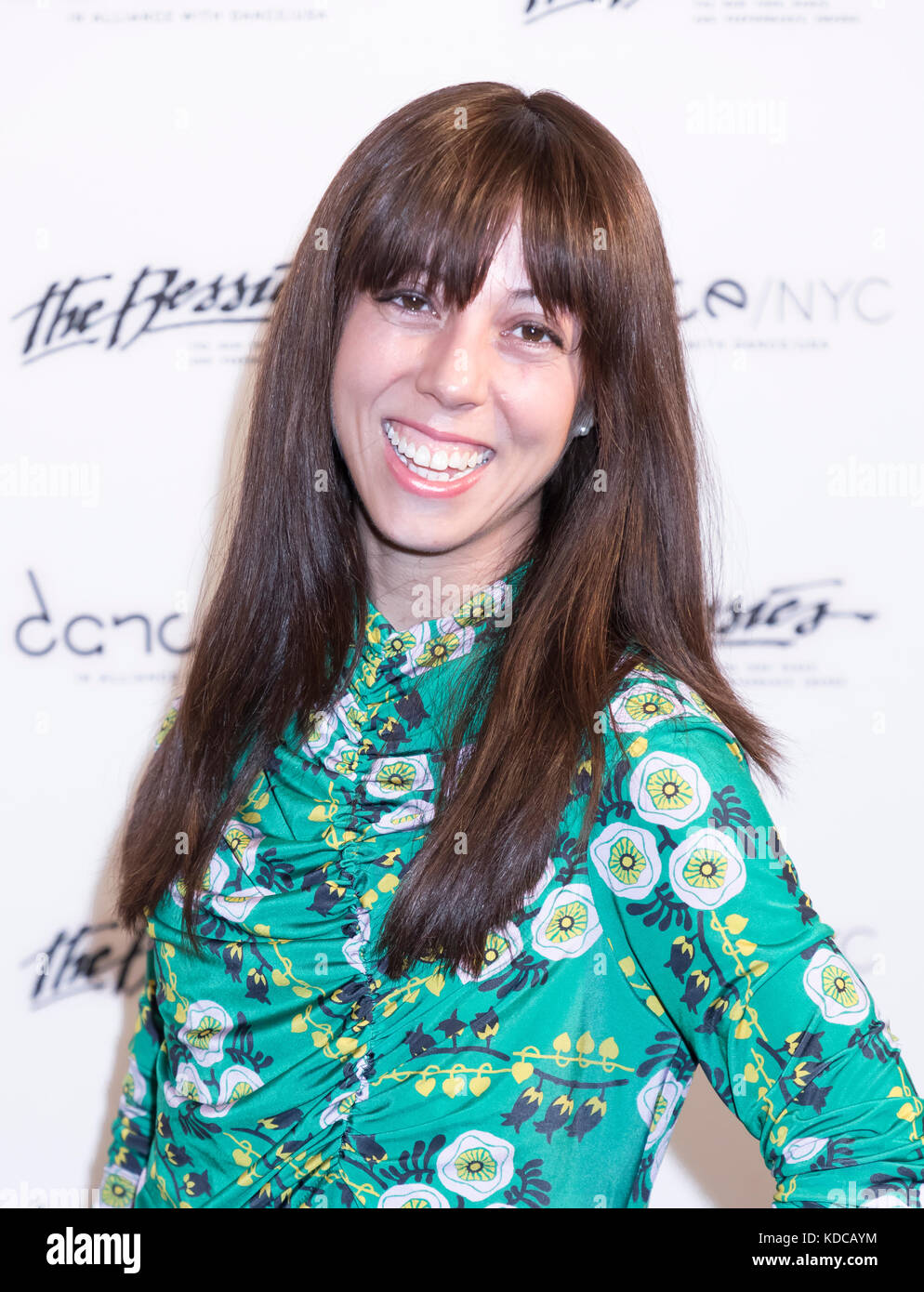 New York, NY, USA - October 9, 2017: Bessie Award Nomonee Anna Schön ...