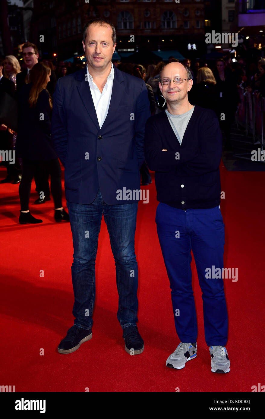 Producer's Ed Guiney (right) and Andrew Lowe attending the premiere of ...