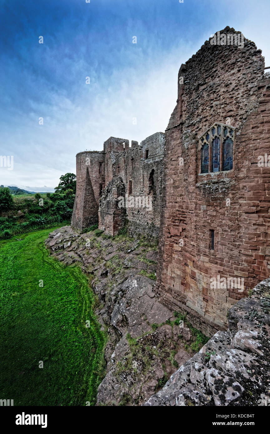Goodrich Castle is a Norman medieval castle to the north of Goodrich village, Herefordshire ...