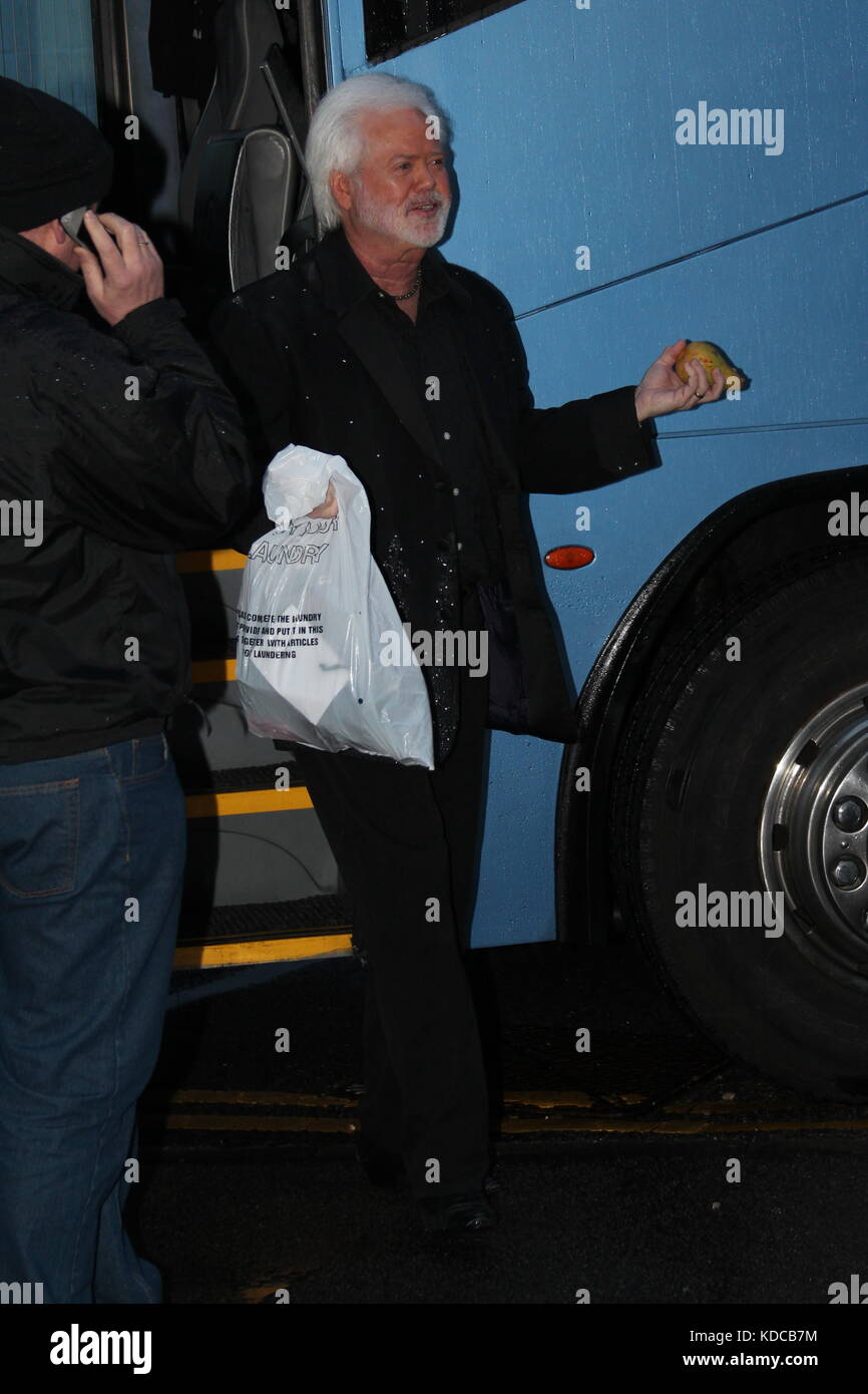 Osmonds, Jimmy, Merrill and Jay arriving at the Venue Cymru Llandudno ...