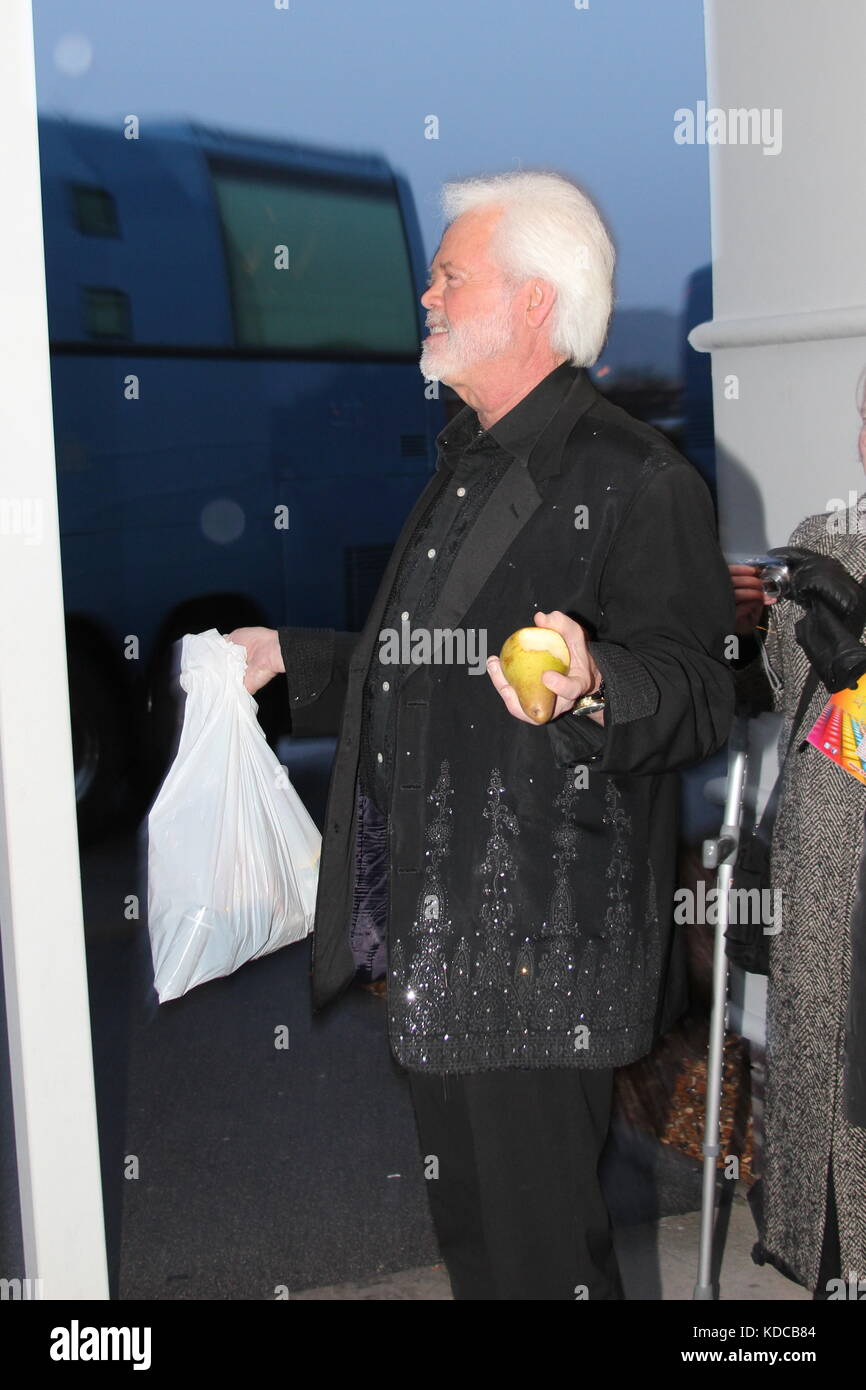 Osmonds, Jimmy, Merrill and Jay arriving at the Venue Cymru Llandudno ...
