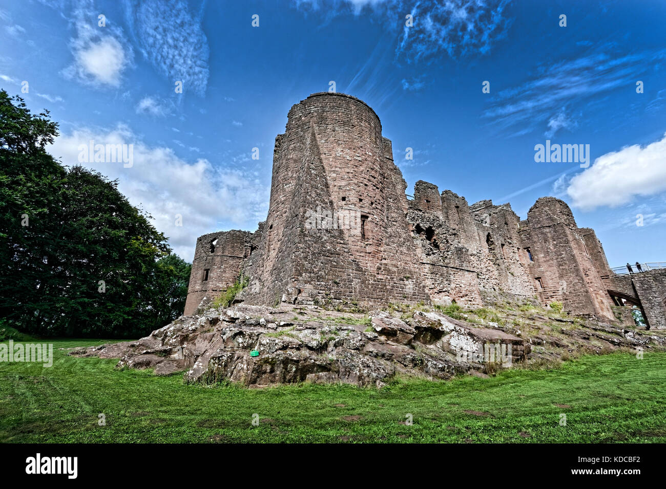 Goodrich Castle is a Norman medieval castle to the north of Goodrich village, Herefordshire ...