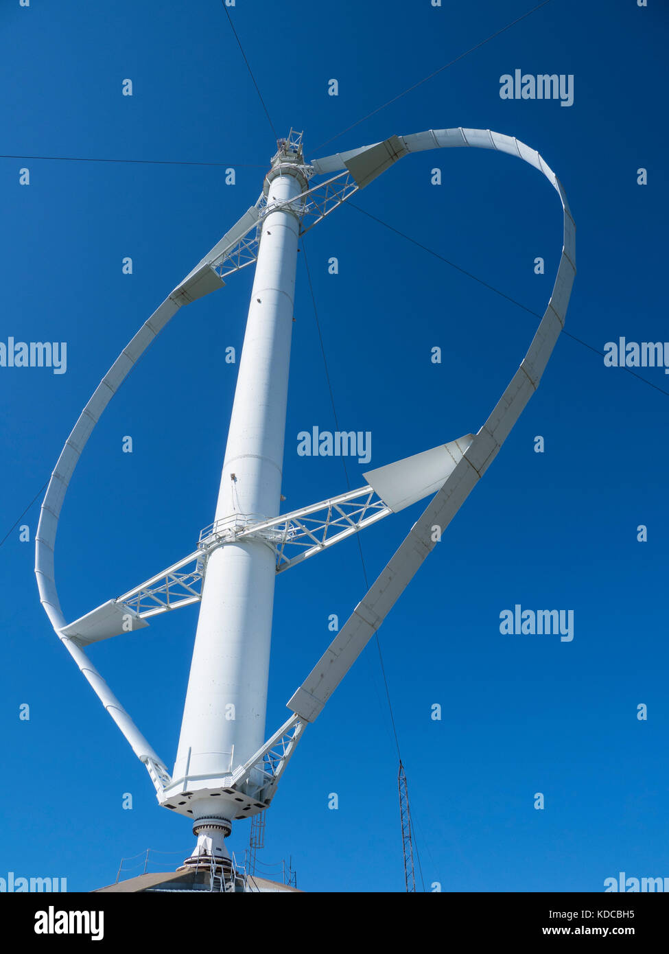 Eole, world's tallest vertical-axis windmill, village of Cap-Chat ...