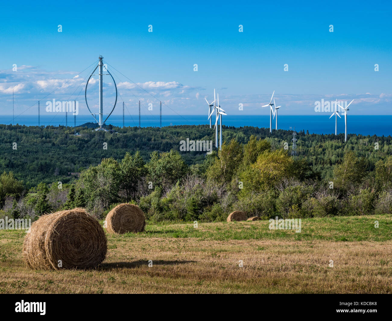Le Nordais Windmill Park generation station and Eole, world's tallest ...