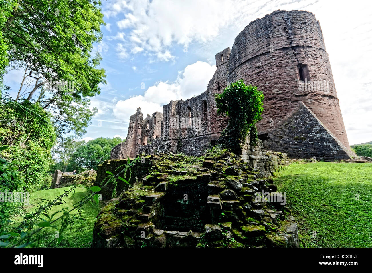 Goodrich Castle is a Norman medieval castle to the north of Goodrich village, Herefordshire ...