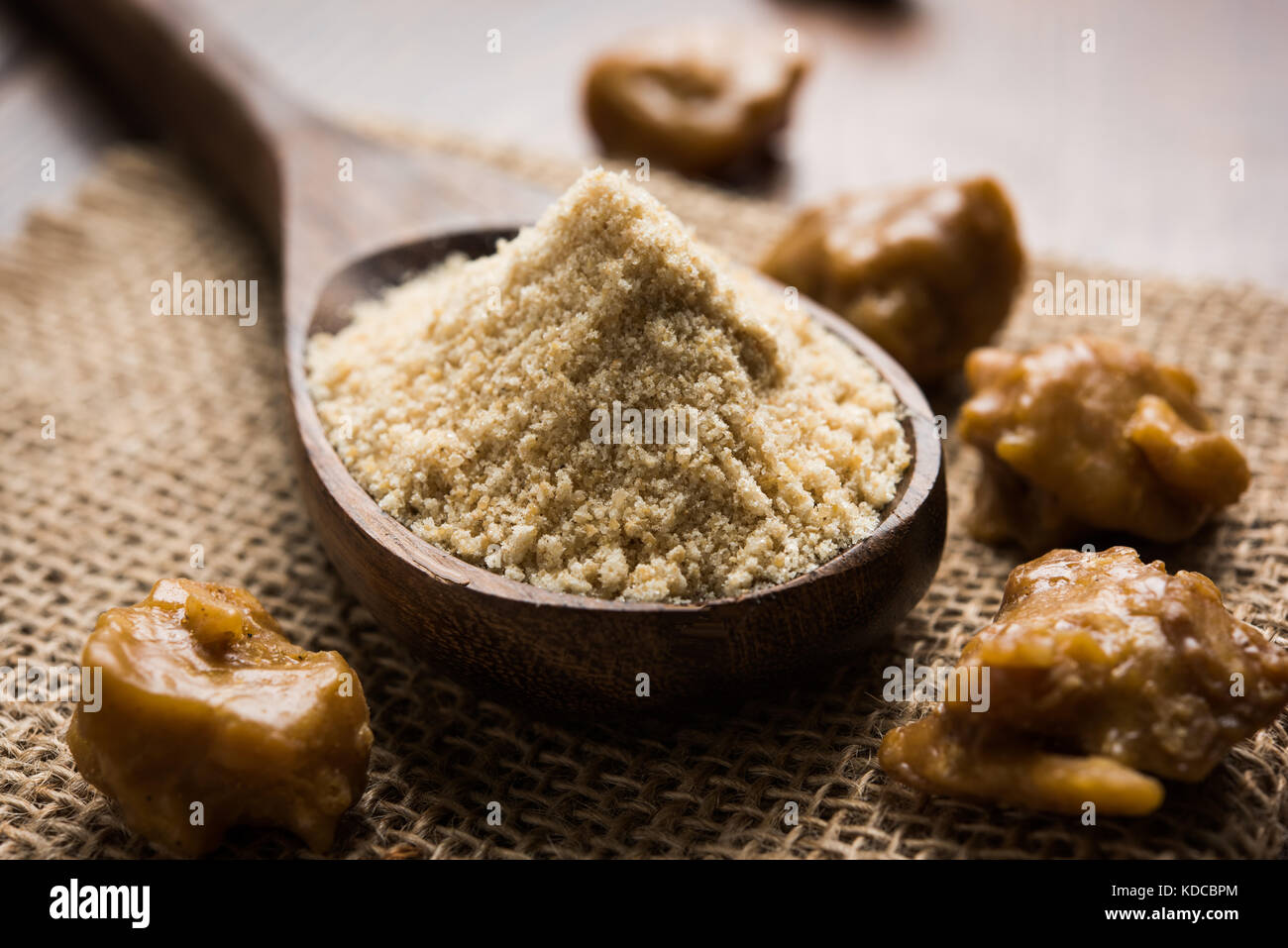 Asafoetida cake and powder or Hing or Heeng which is an important ...