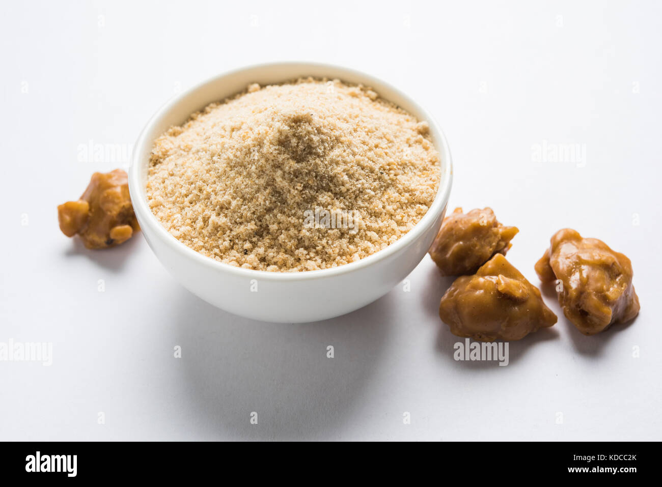 Asafoetida cake and powder or Hing or Heeng which is an important ...