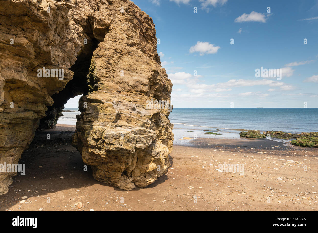 Blackhall Rocks, Durham Heritage coast Stock Photo - Alamy