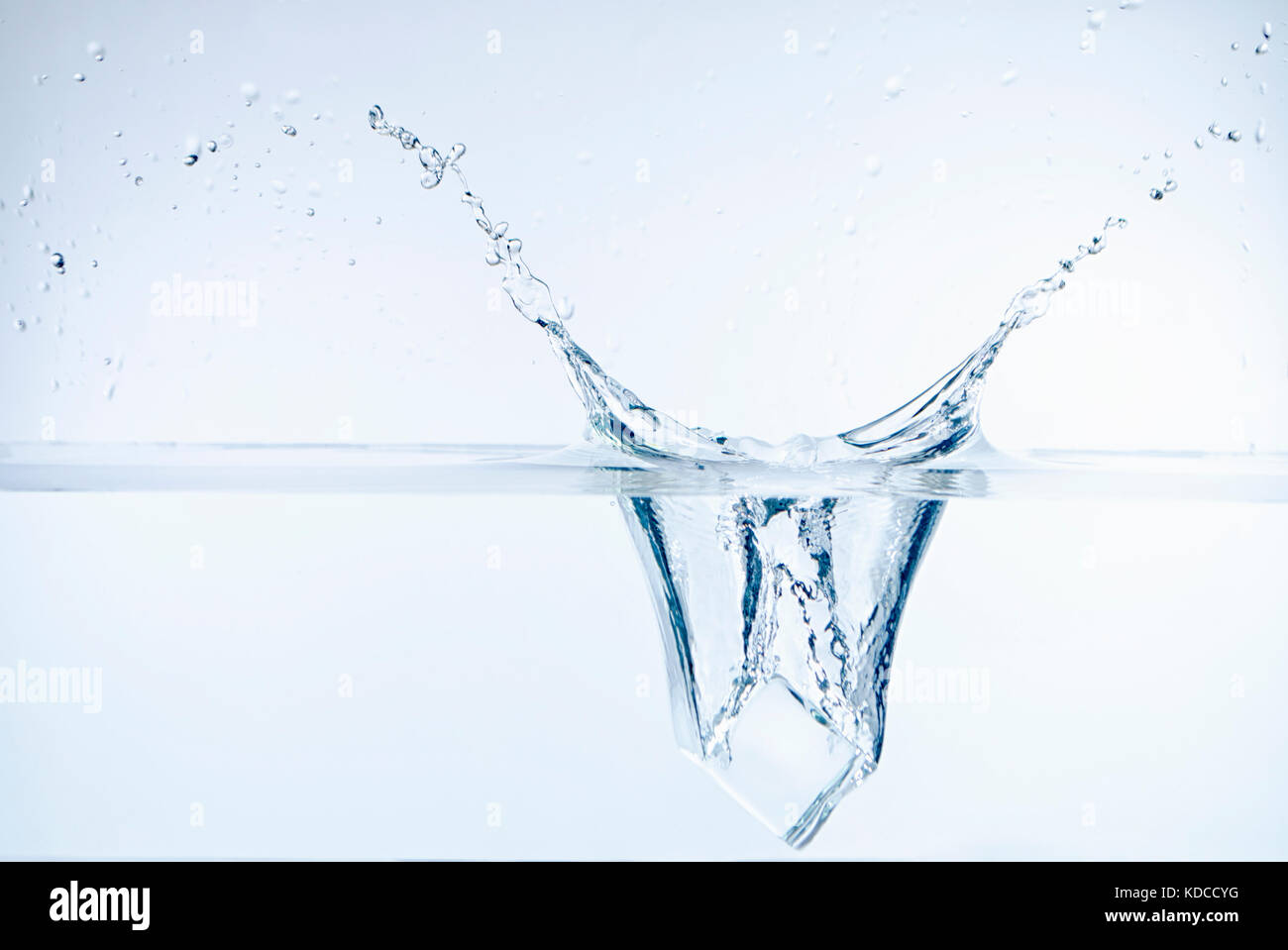 Isolated Water Splash with White Background Stock Photo - Alamy