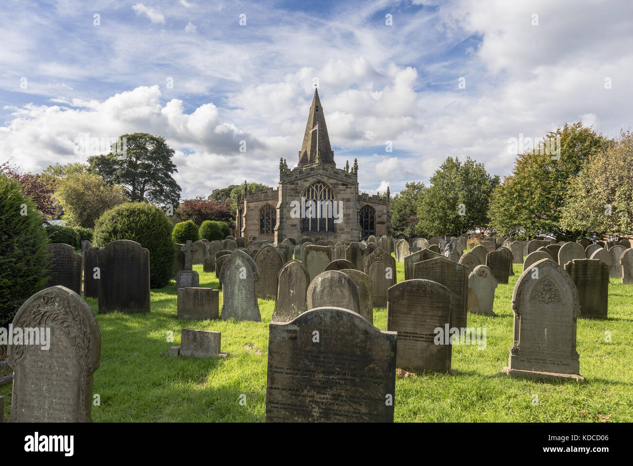 St Peter’s Church, a Grade I listed parish church in Hope, Derbyshire ...