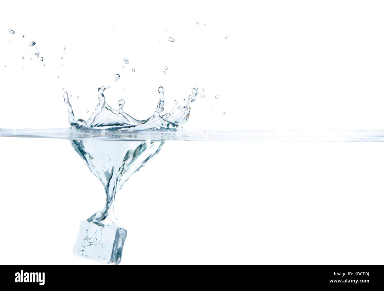 Isolated Water Splash with White Background Stock Photo - Alamy