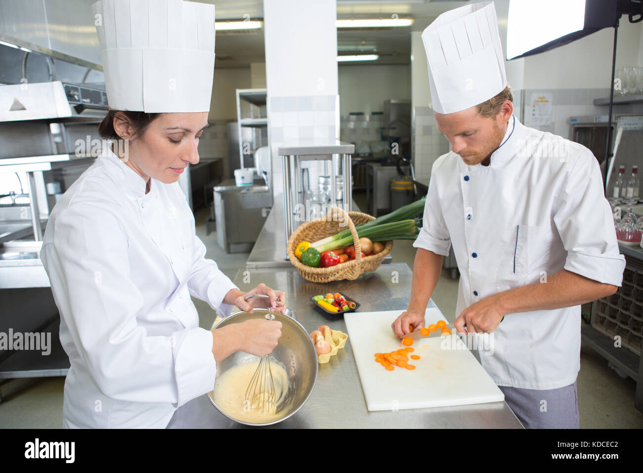 Chef prepping hi-res stock photography and images - Alamy