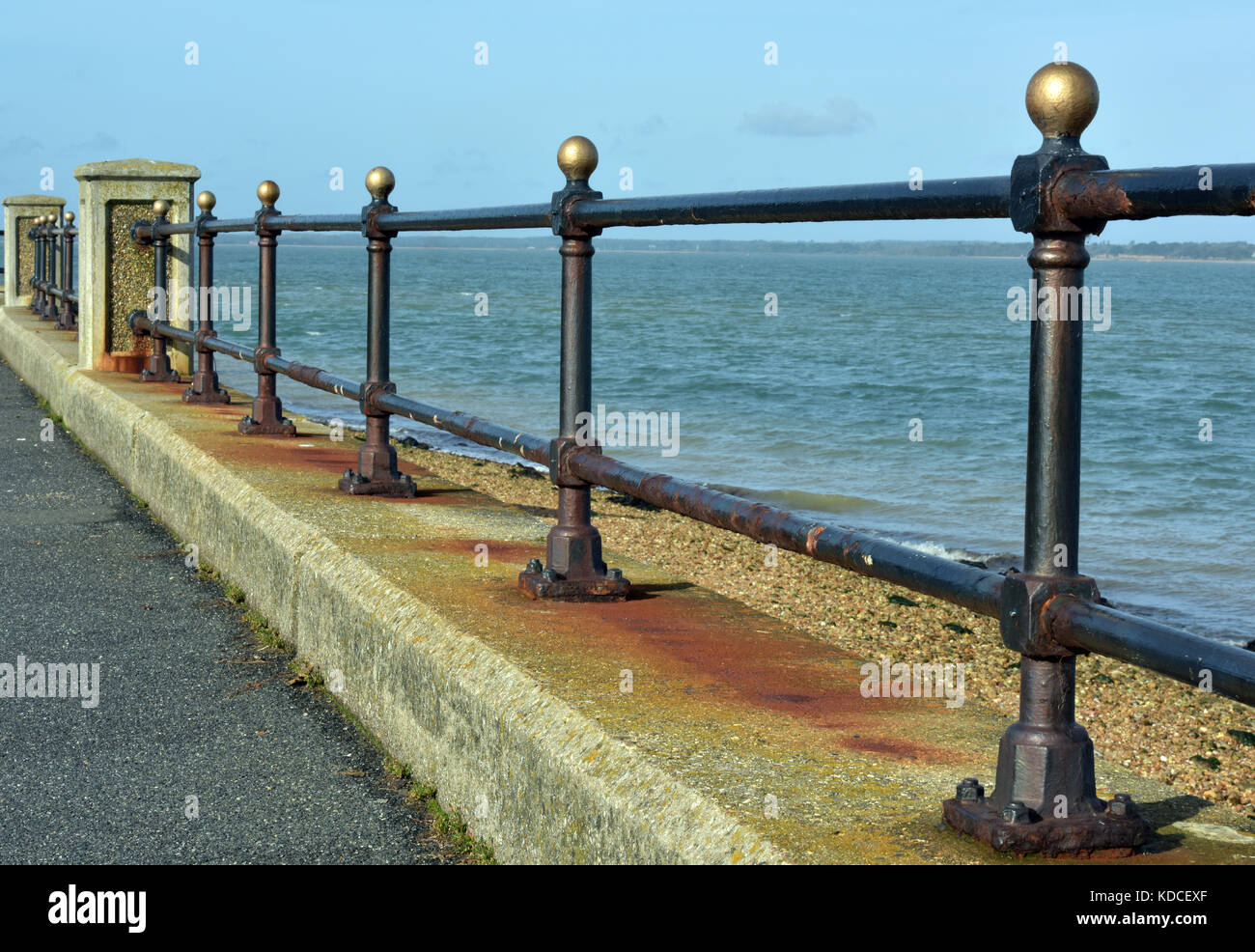 Seafront Railings High Resolution Stock Photography and Images - Alamy