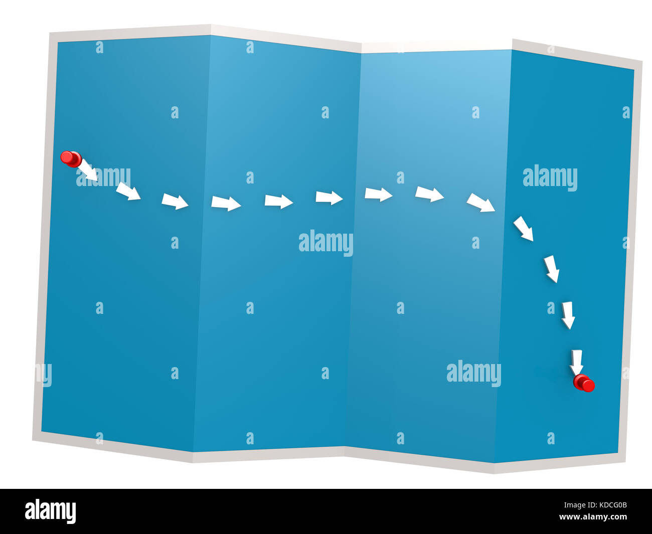 Path route icon on Cut Out Stock Images & Pictures - Alamy