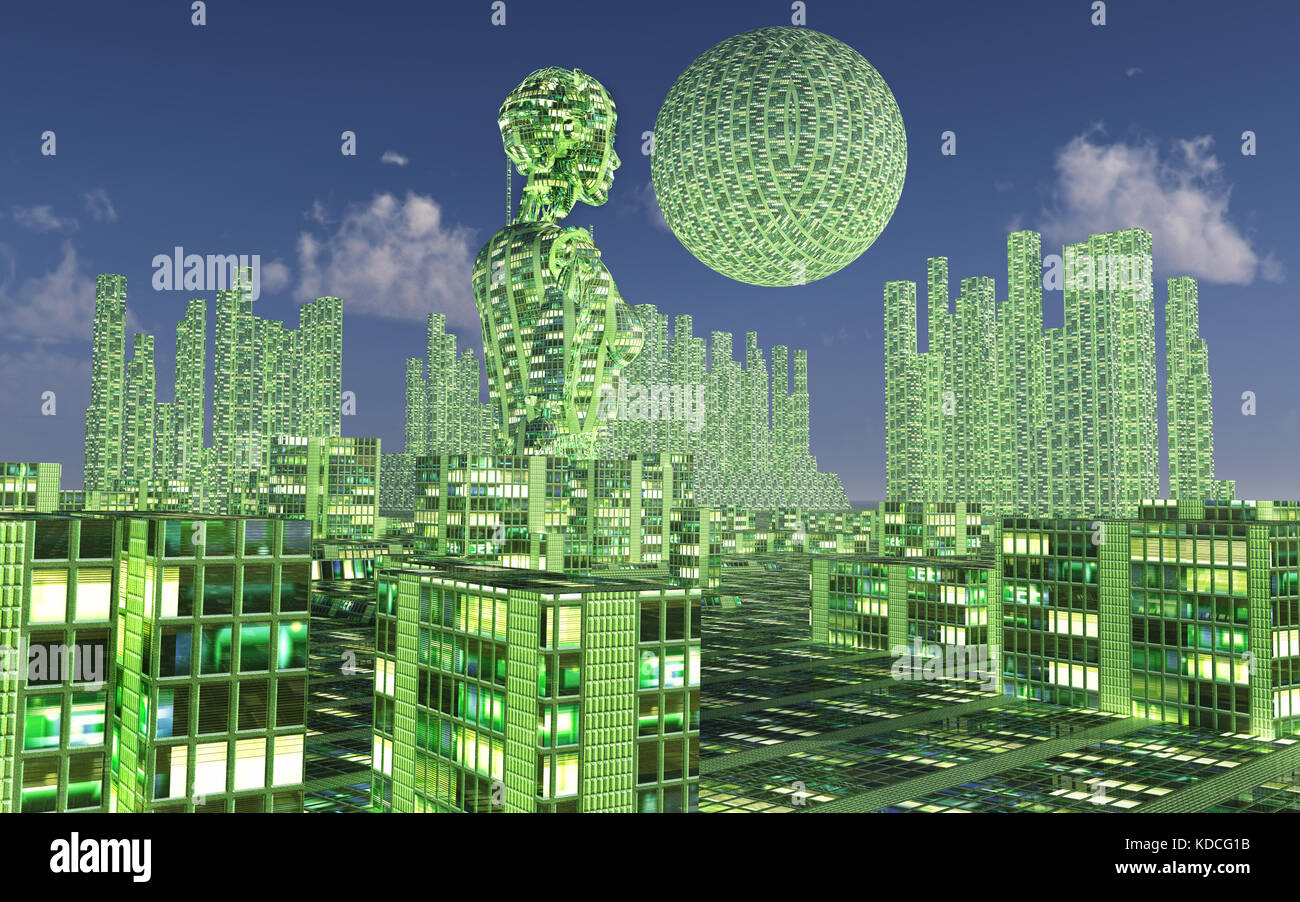 A Dyson Sphere Created By A Type 2 Civilization , Supplying Them With ...