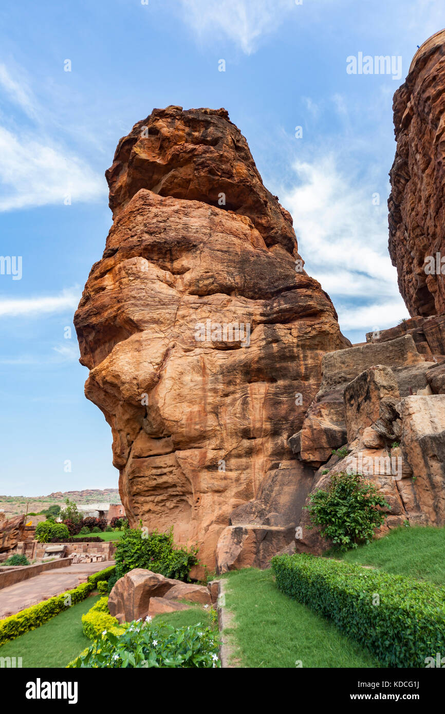 Badami, formerly known as Vatapi, is a town and headquarters of a taluk ...