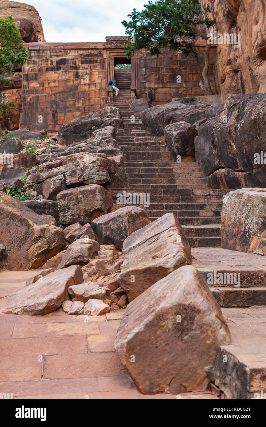 Badami, formerly known as Vatapi, is a town and headquarters of a taluk ...