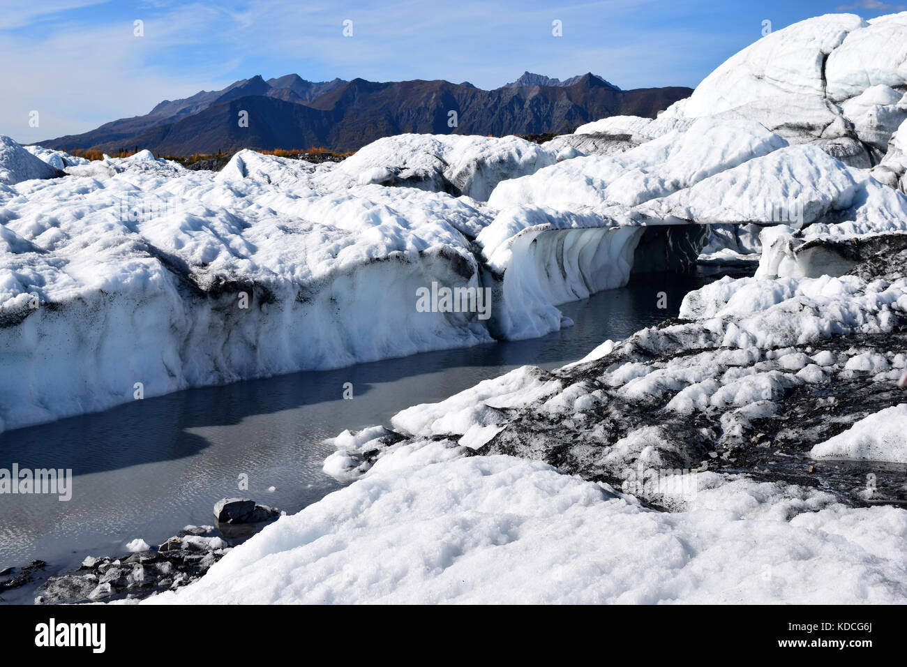 Matanuska Glacier in Alaska Stock Photo - Alamy