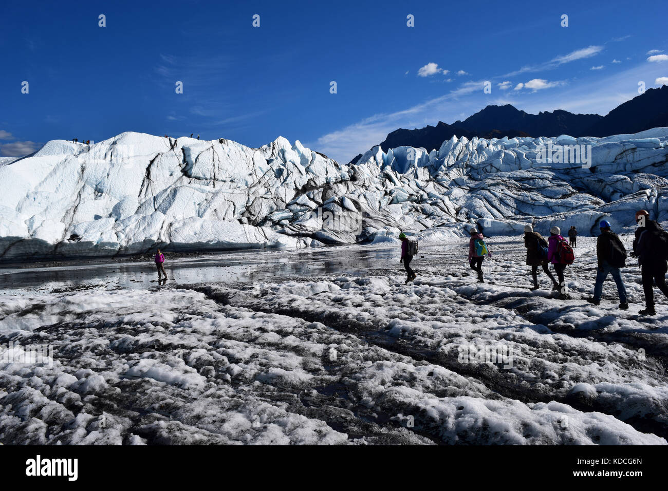 Matanuska Glacier in Alaska Stock Photo - Alamy