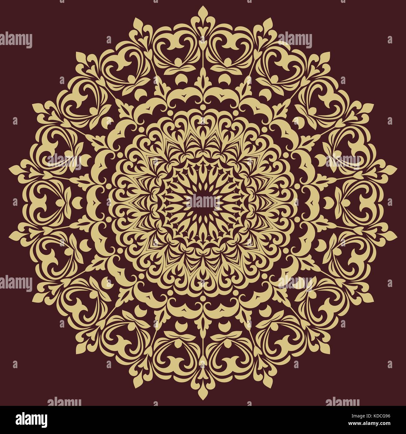 Oriental Abstract Vector Pattern Stock Vector Image & Art - Alamy