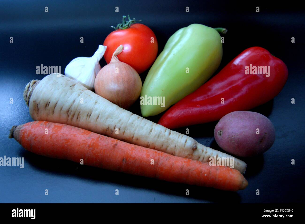 Vegetables on the table Stock Photo - Alamy