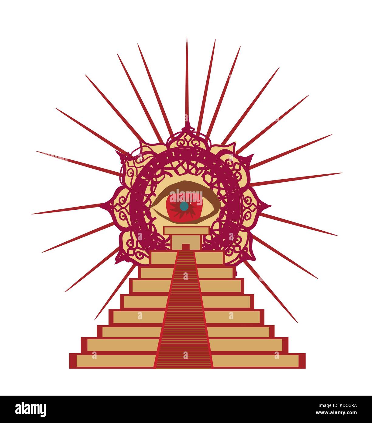 Eye sepia Stock Vector Images - Alamy