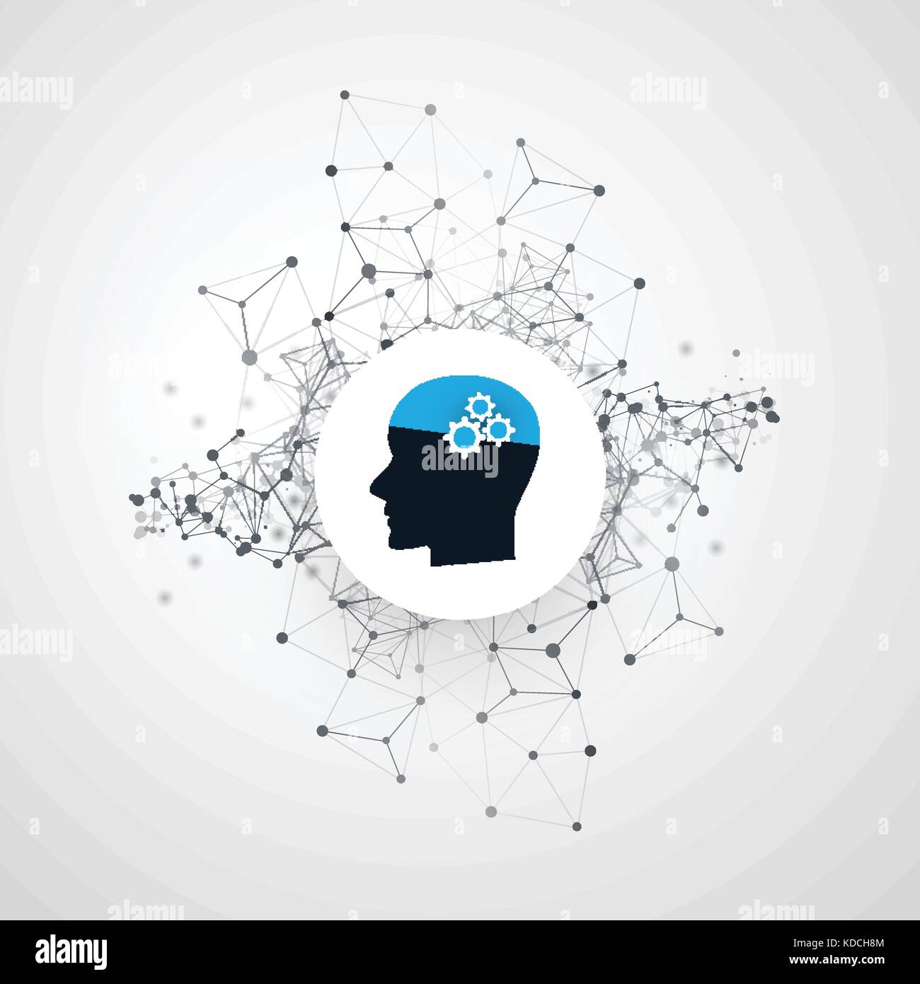 Human neural networks illustration Stock Vector Images - Alamy