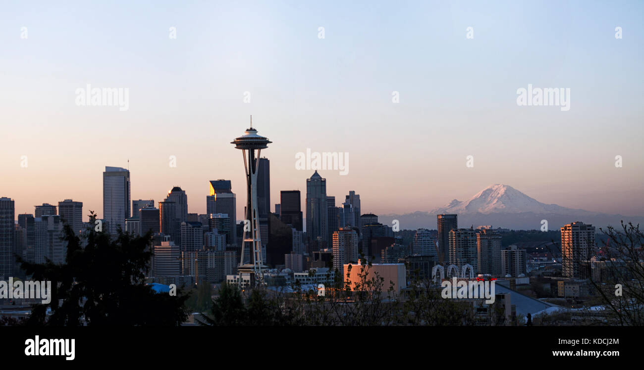 Seattle Cityscape, USA Stock Photo - Alamy
