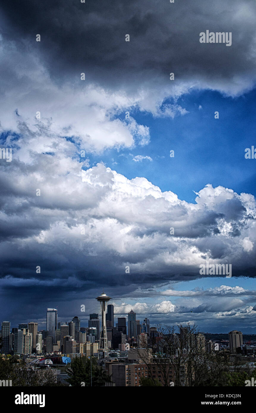 Seattle Cityscape, USA Stock Photo - Alamy