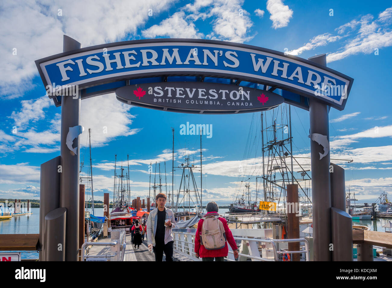 Fisherman's Wharf, Steveston Village, Richmond, British Columbia ...