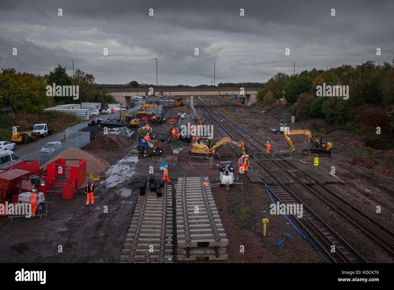 Uk trains work tracks hi-res stock photography and images - Alamy