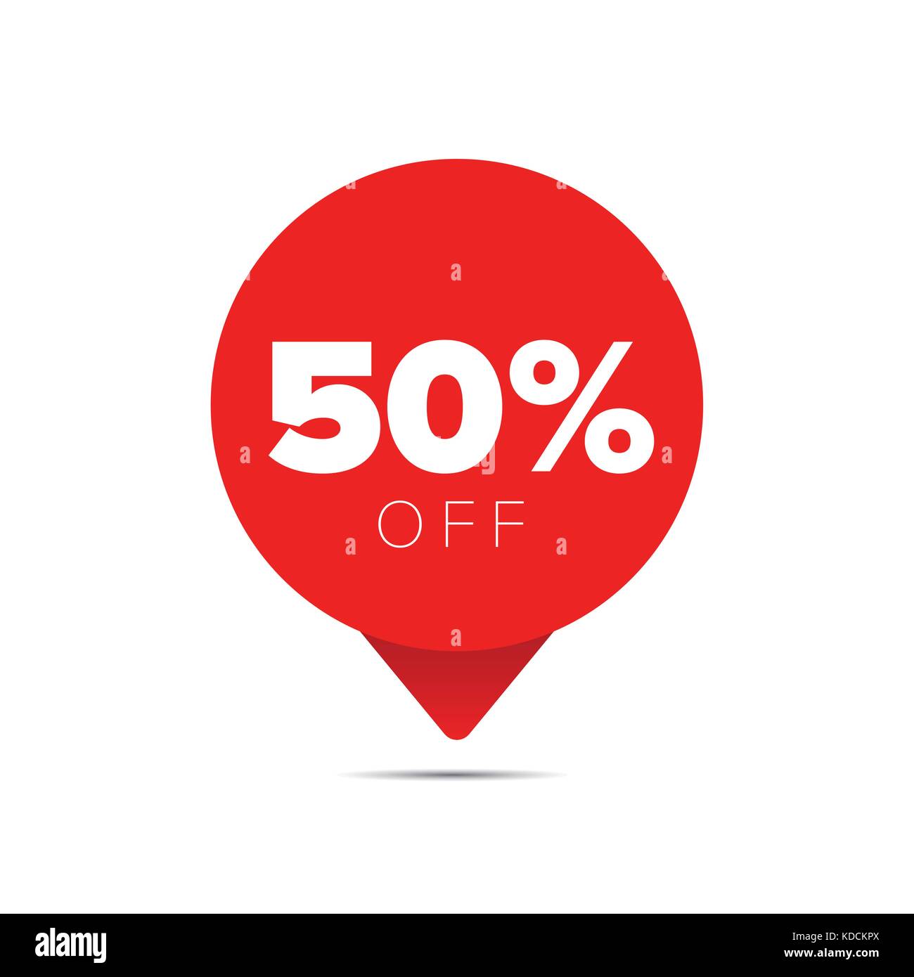 White fifty discount percent tag Stock Vector Images - Alamy