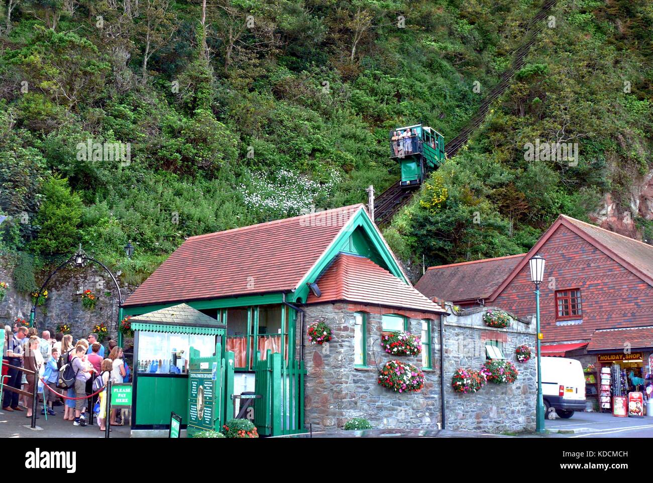 Lynton and Lynmouth Cliff Railway, Devon Stock Photo - Alamy