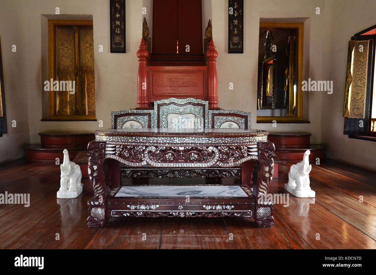 Beautiful chair in Royal residence of Thai in Bangkok Stock Photo - Alamy