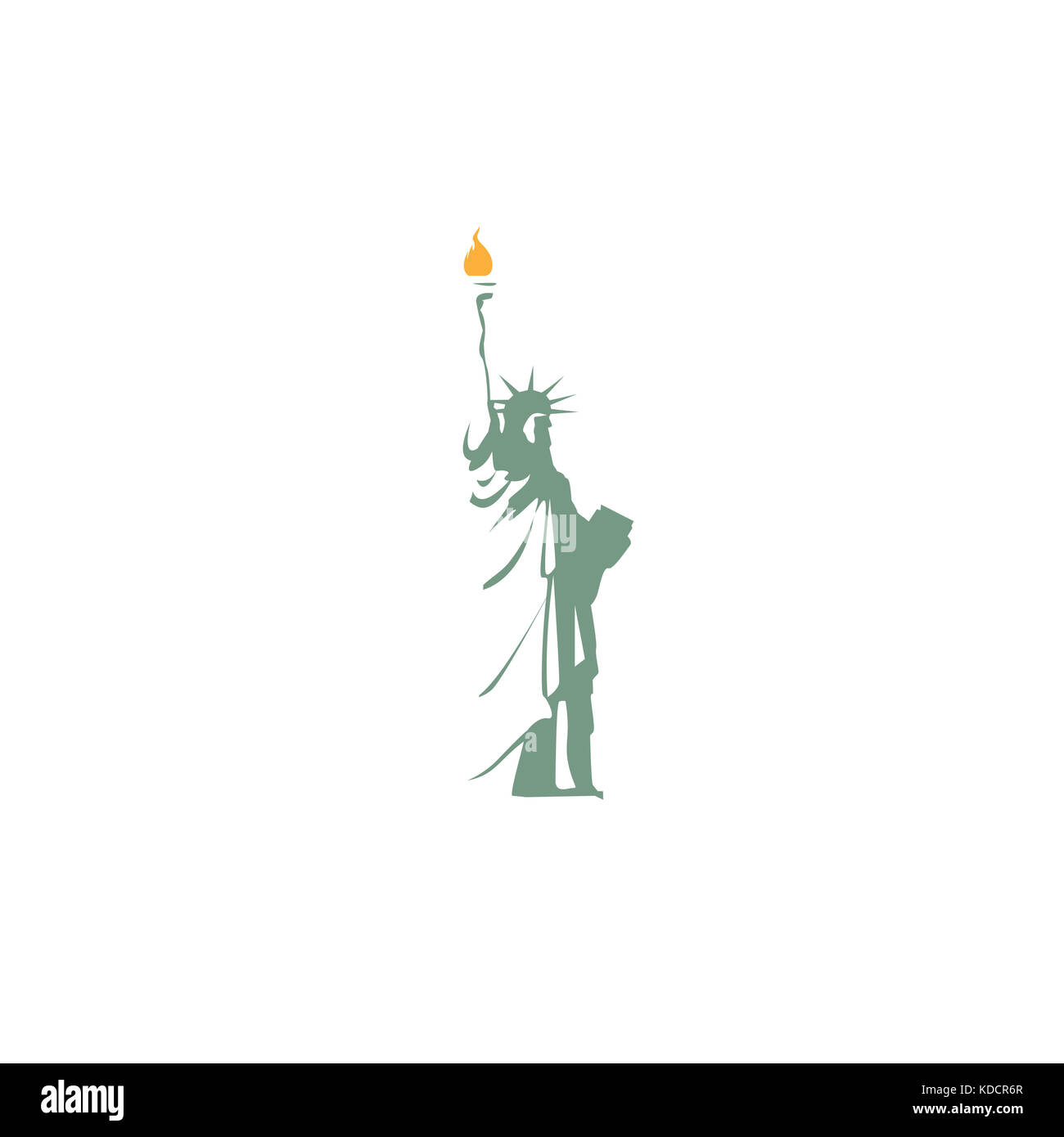 Vector statue of Liberty design , illustrations Stock Photo - Alamy