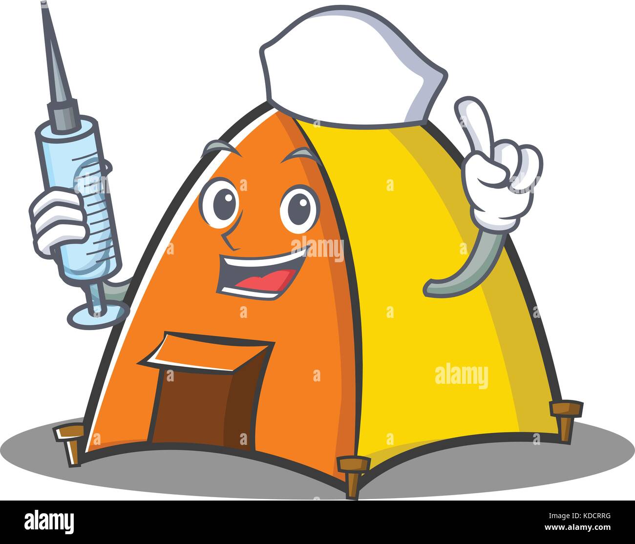 Nurse tent character cartoon style Stock Vector Image & Art - Alamy