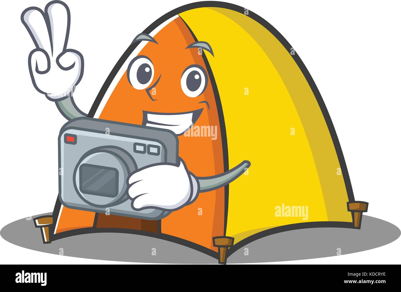 Photography tent character cartoon style Stock Vector Image & Art - Alamy