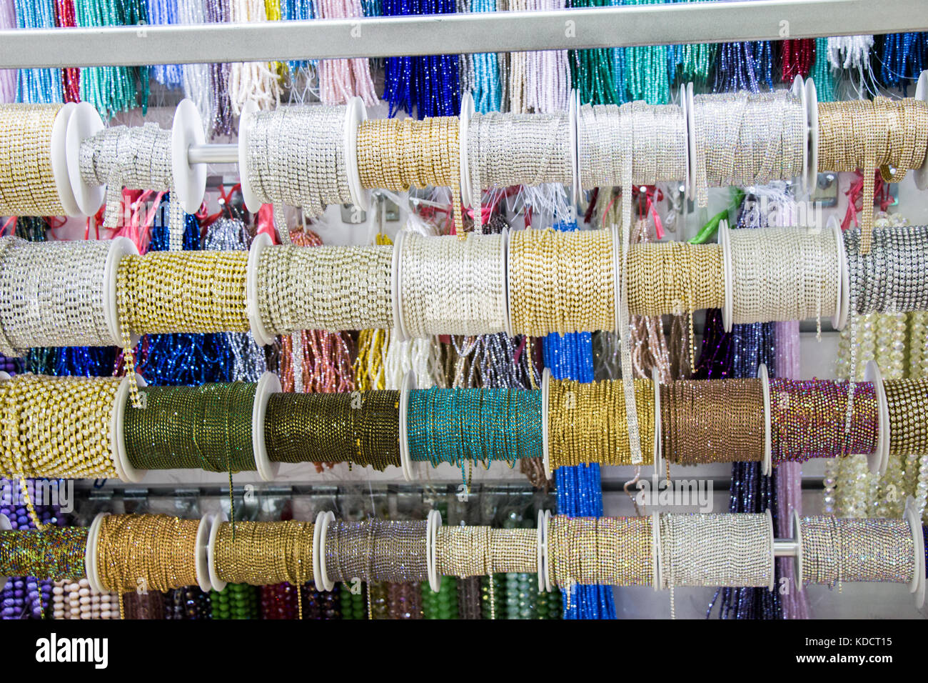 Roll of brown color linen string on grey background Stock Photo - Alamy