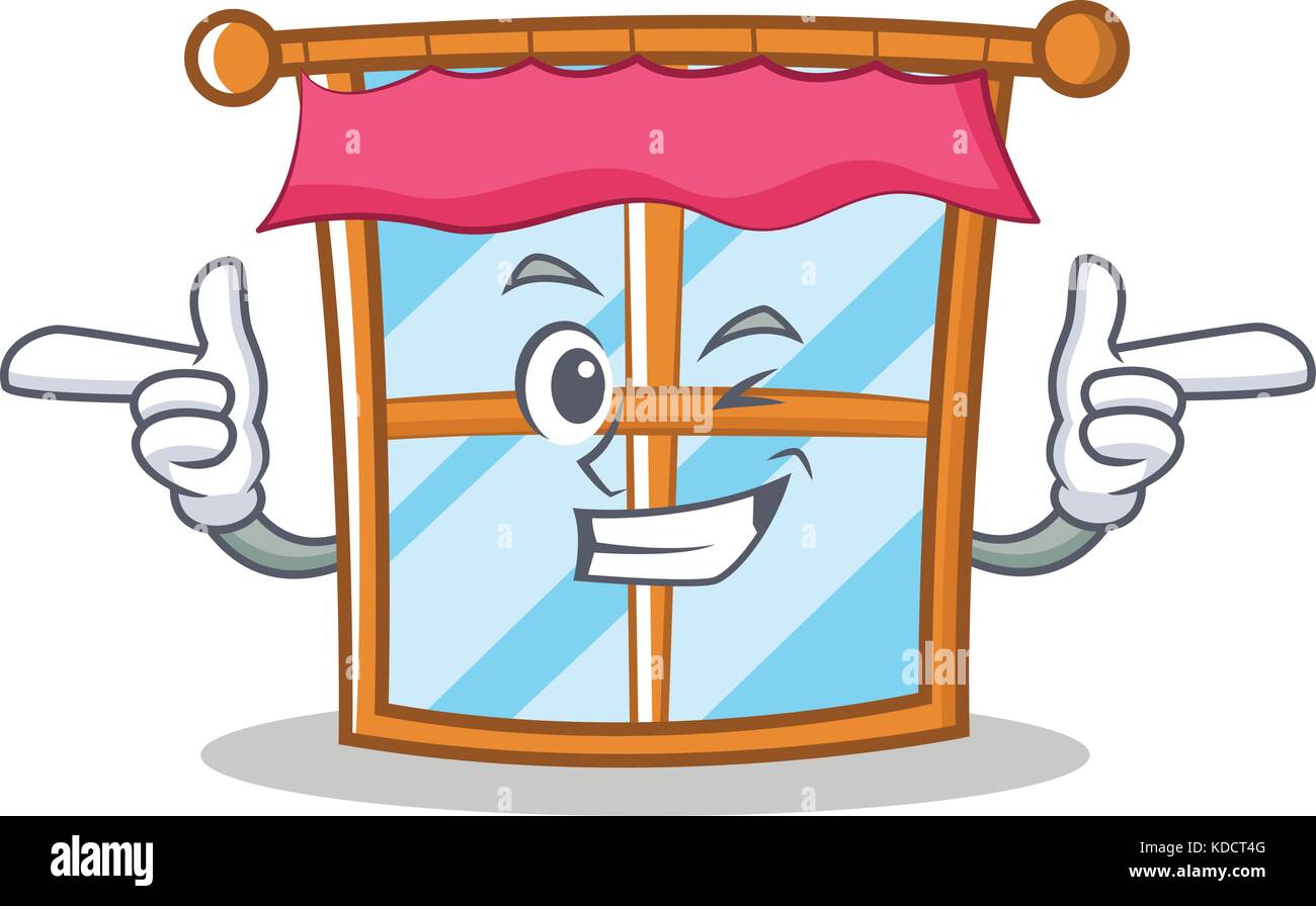 Window smile house exterior Stock Vector Images - Alamy
